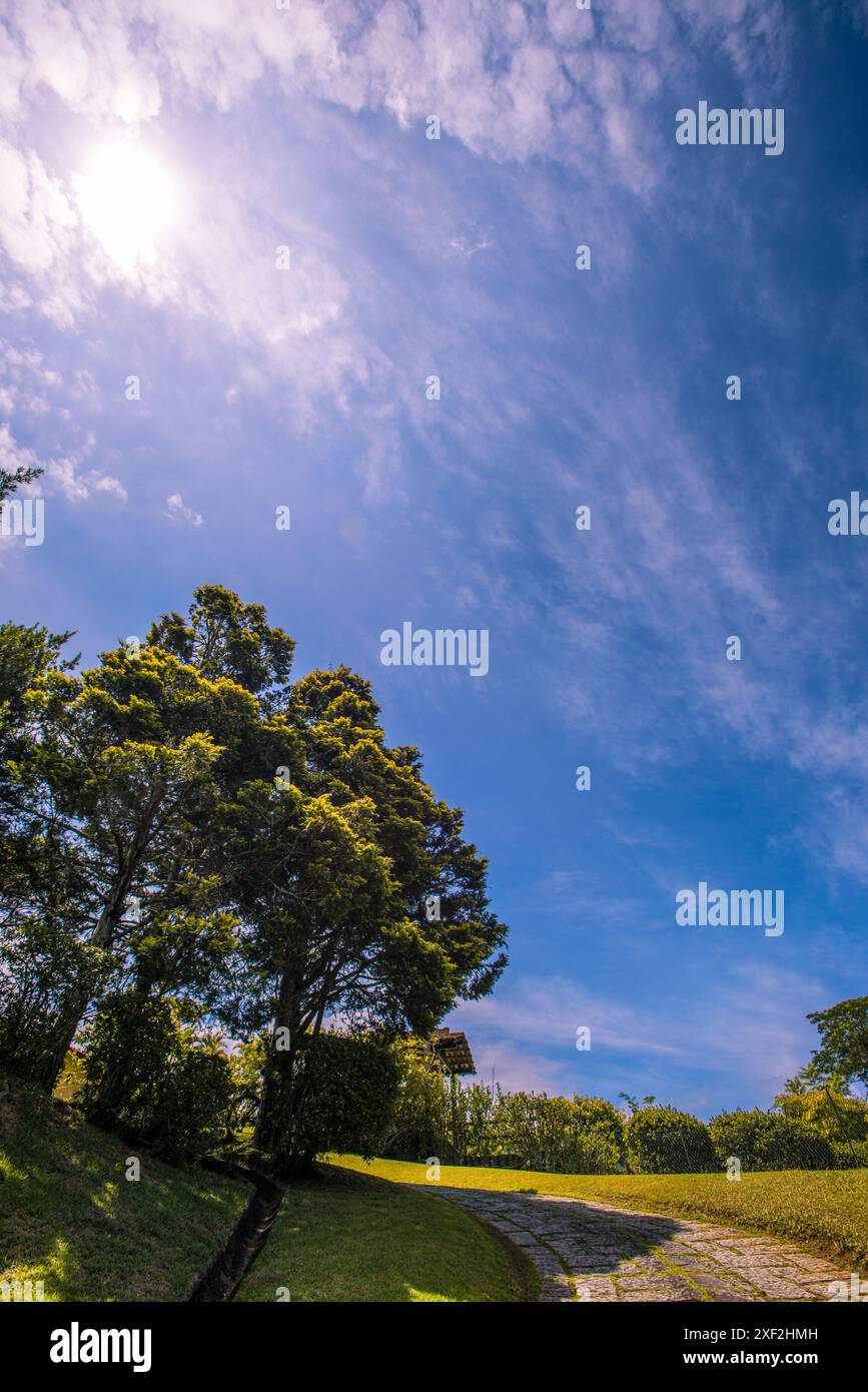 Beautiful scenery pathway under hi-res stock photography and images - Alamy