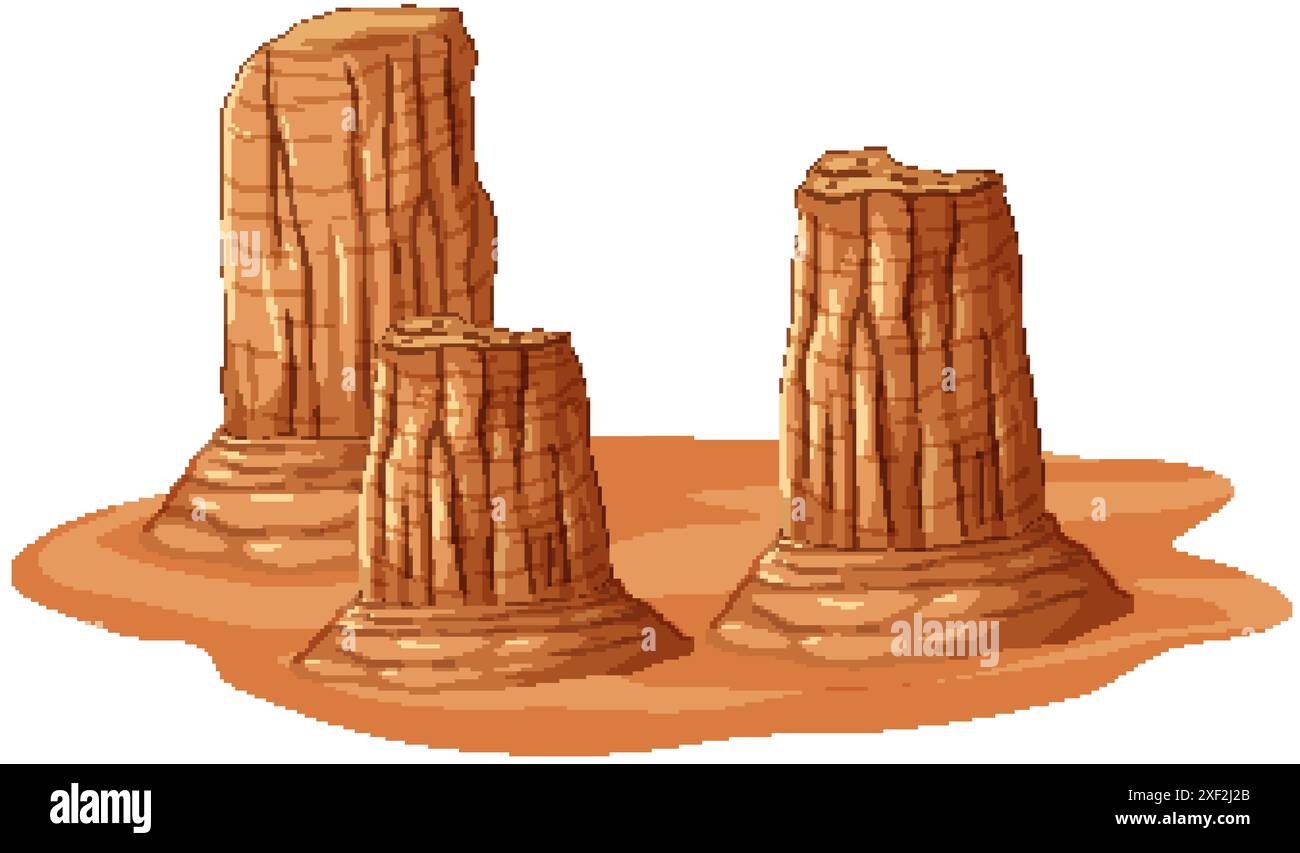 Towering pillars Stock Vector Images - Alamy