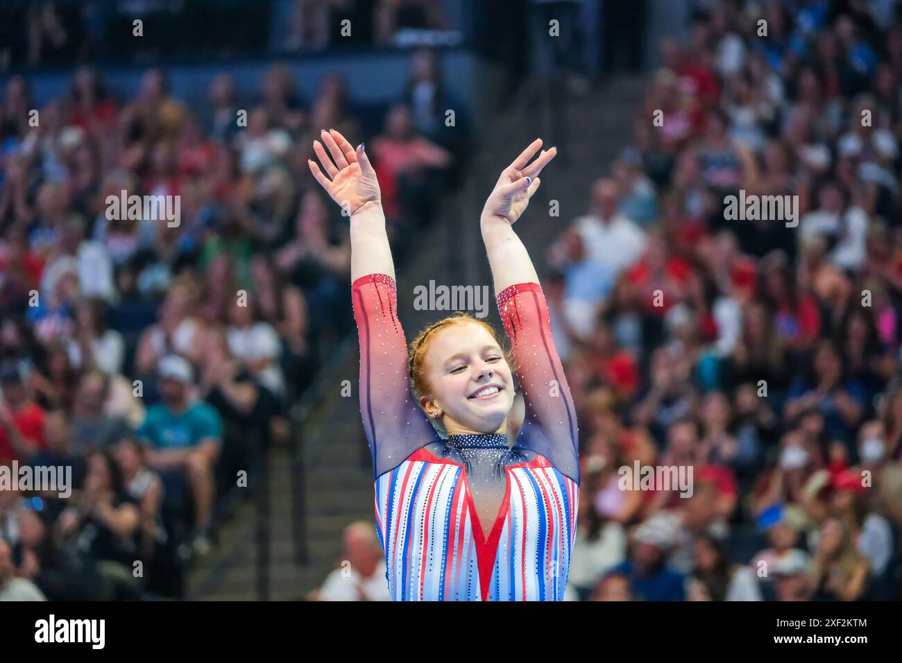 Minneapolis, Minnesota, USA. 30th June, 2024. DULCY CAYLOR competes on ...