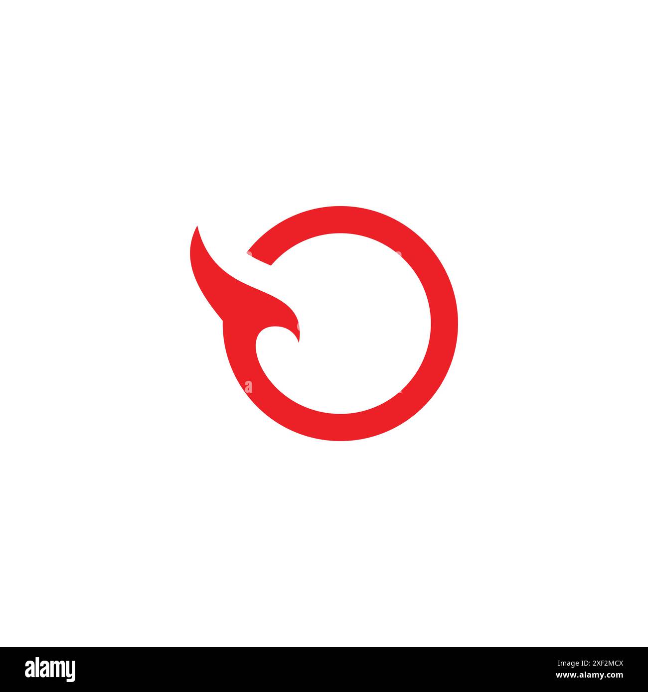 round hawk head simple silhouette logo vector Stock Vector Image & Art ...