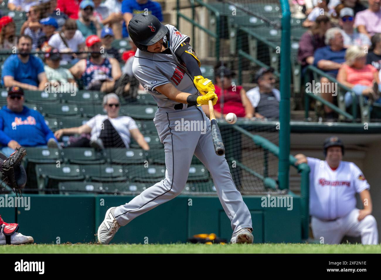 June 30th, 2024: Indianapolis Indians infielder Alika Williams (8 ...