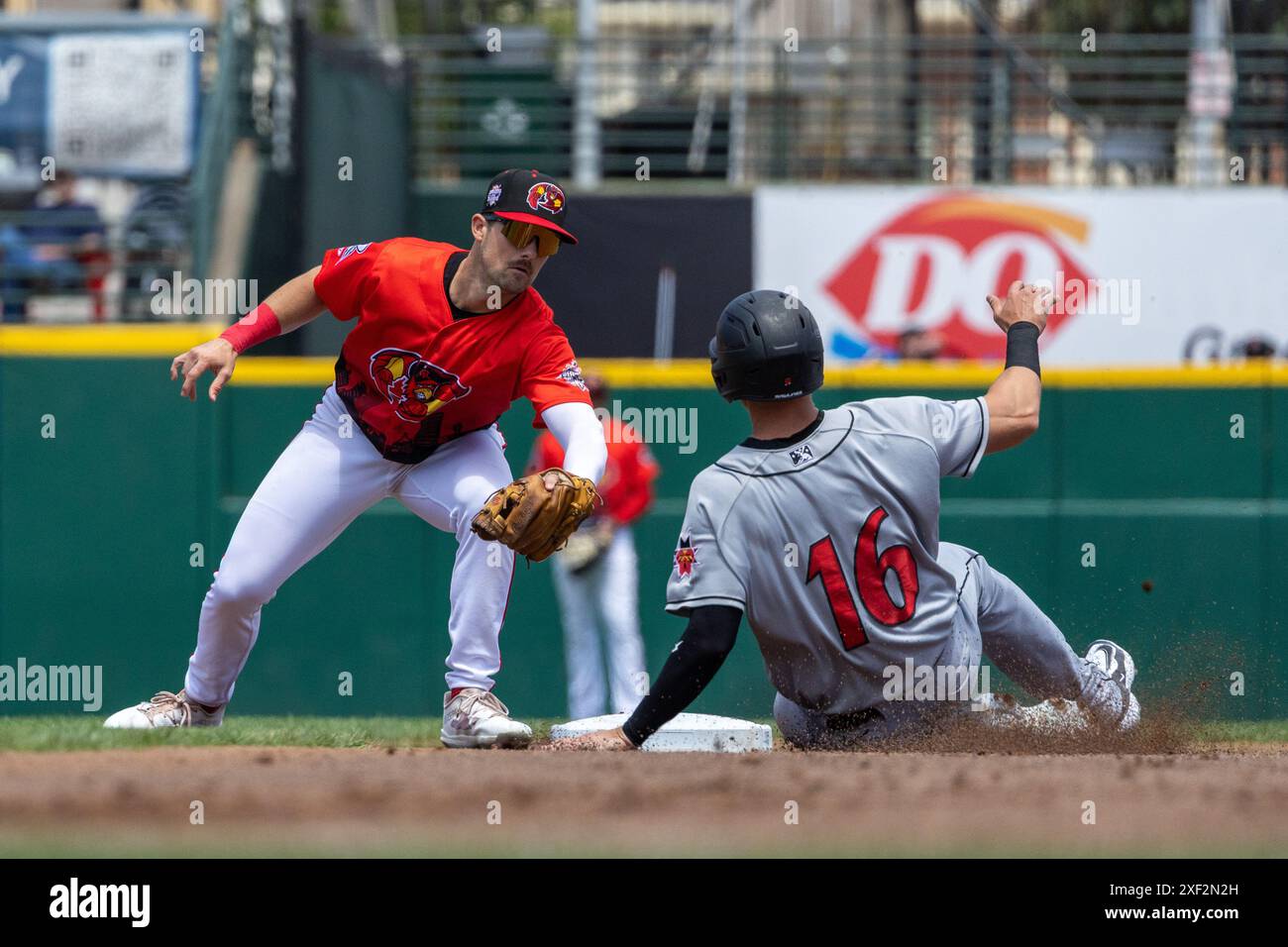 June 30th, 2024: Rochester Red Wings infielder Jackson Cluff (24) makes ...