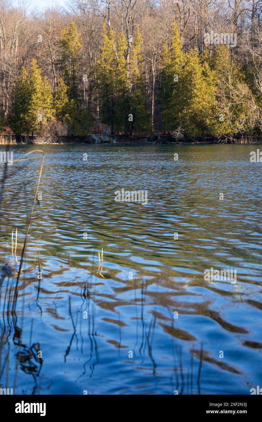 Green Lakes State Park is a New York State Park located east of ...