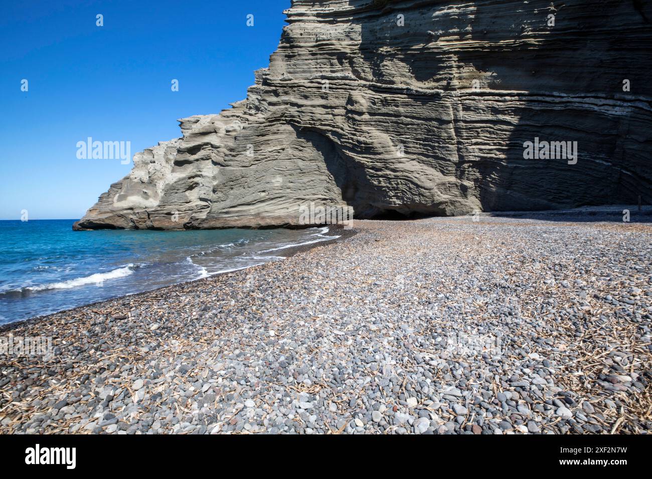 Cape Columbo Beach, Santorini, Cycladic Islands, Greece Stock Photo - Alamy