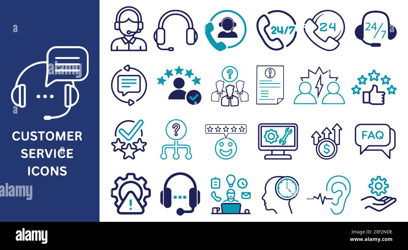Customer Service Icon Set. Customer service, customer satisfaction ... Customer Service Icon Set. Customer service, customer satisfaction ...