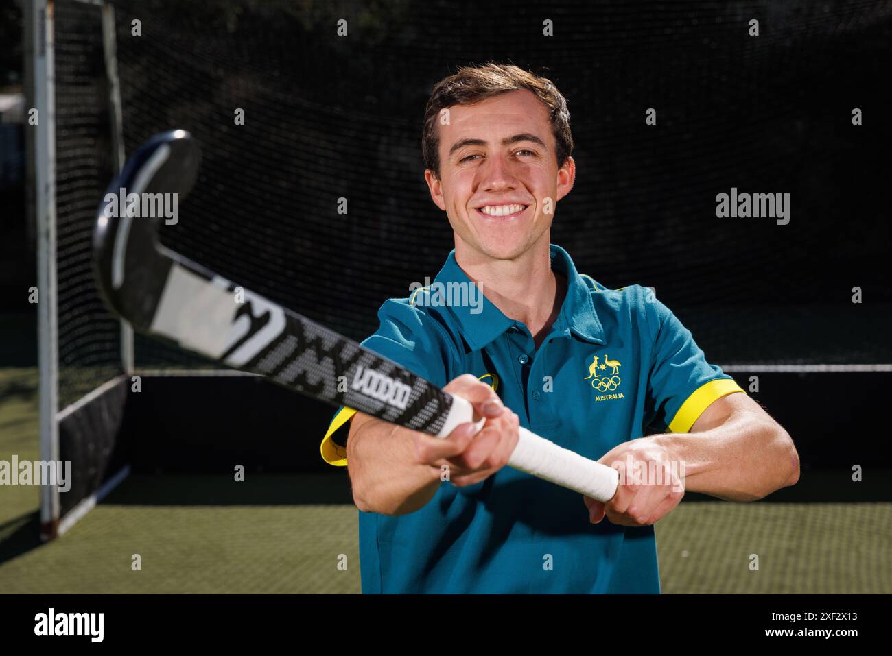 Perth, Australia. 01st July, 2024. Lachlan Sharp poses for a photograph after being named in the ...
