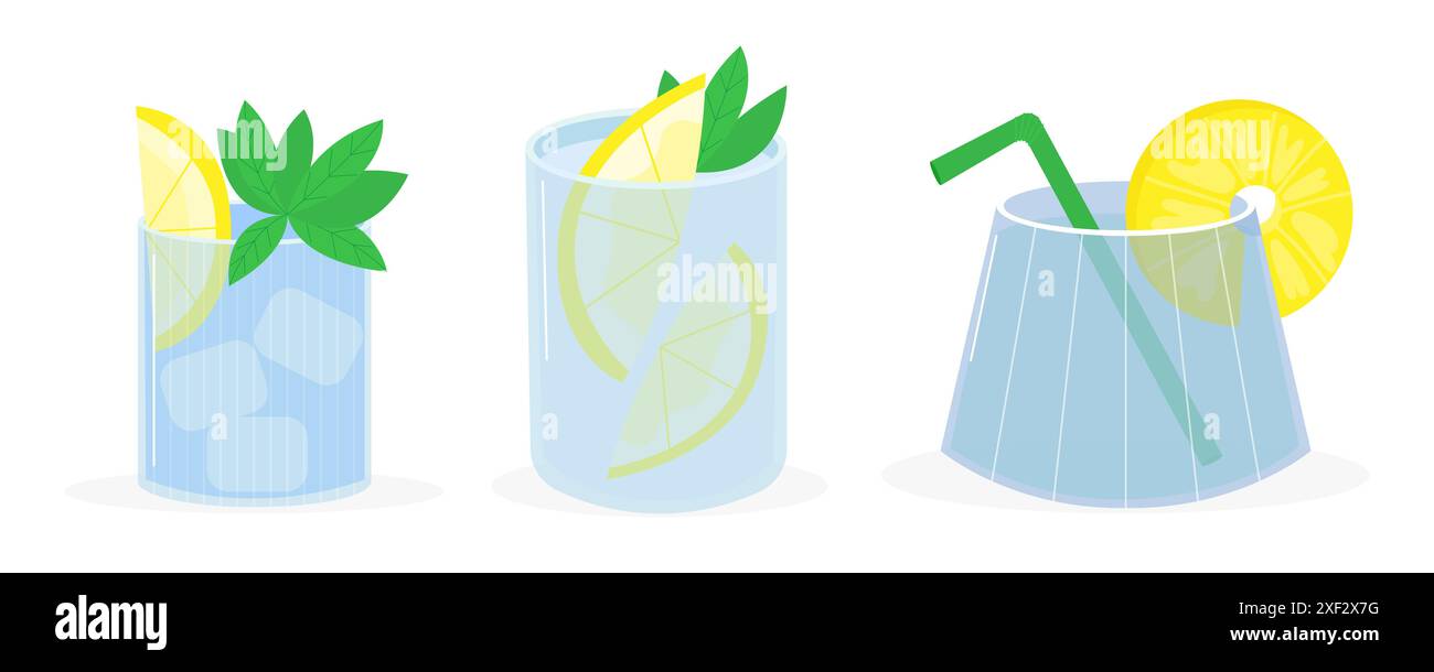 Different alcohol drinks in Cut Out Stock Images & Pictures - Alamy