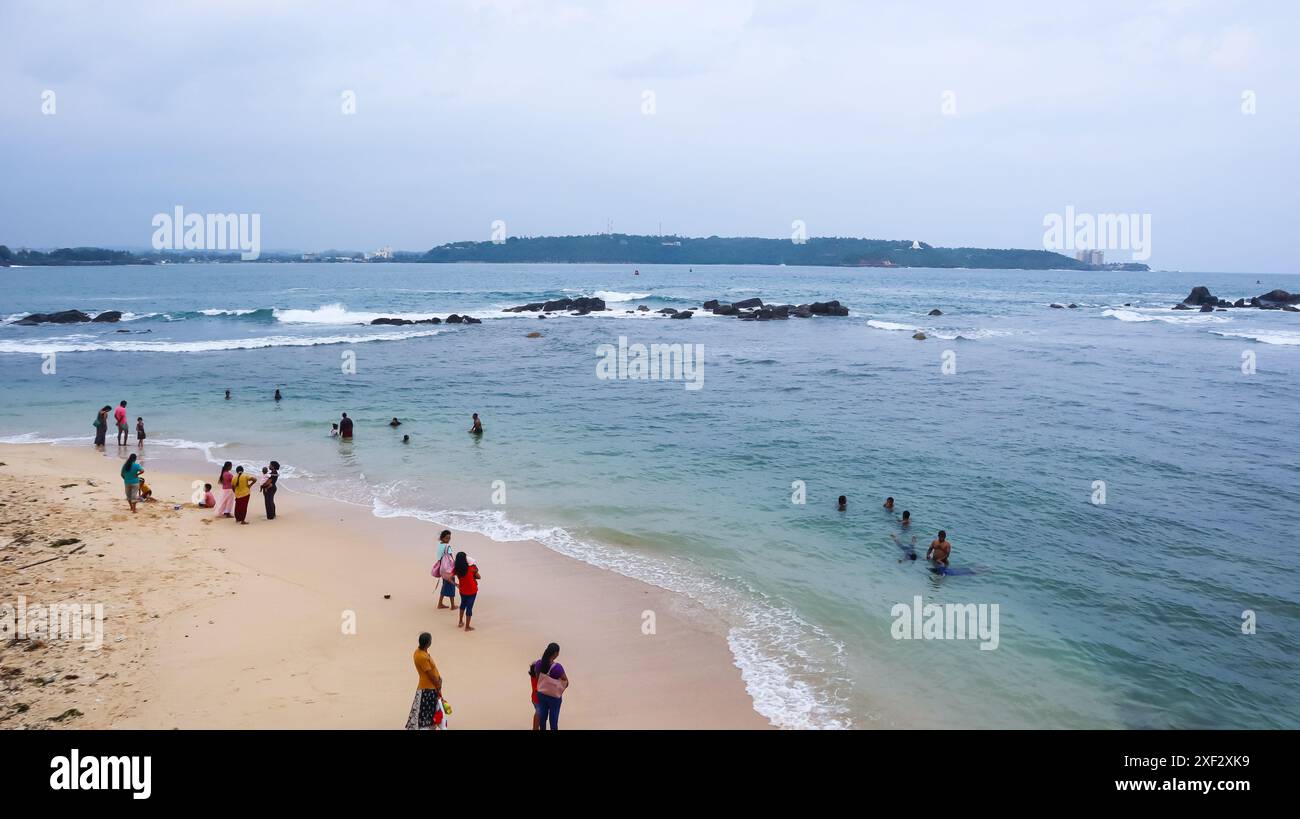 Galle Fort Swimming Beach, Galle, Sri Lanka Stock Photo - Alamy