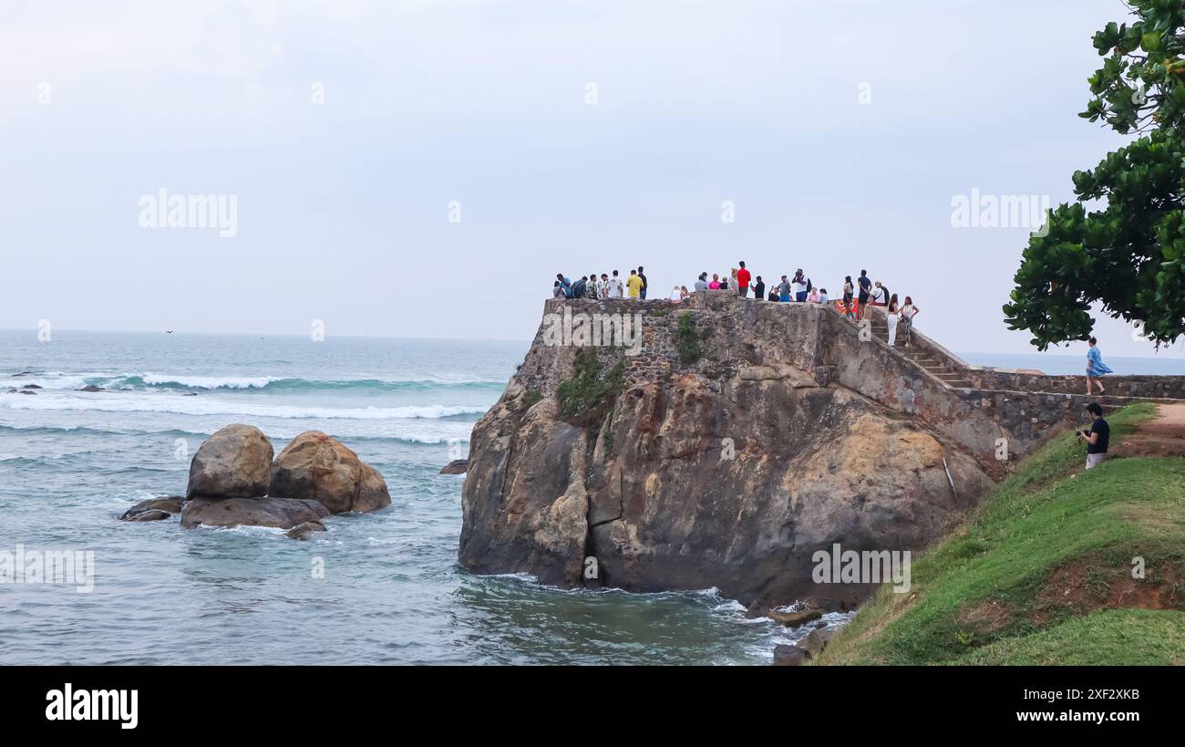 Sunset Watching Point, Dutch Fort, Galle, Sri Lanka Stock Photo - Alamy