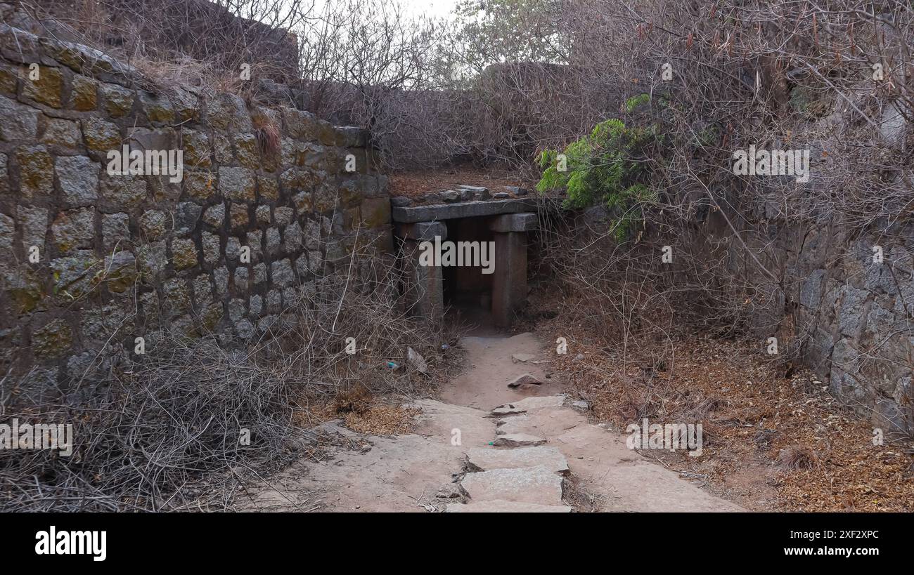 Narrow gate for the fortress of Gudibande Fort, Chikkaballapur ...