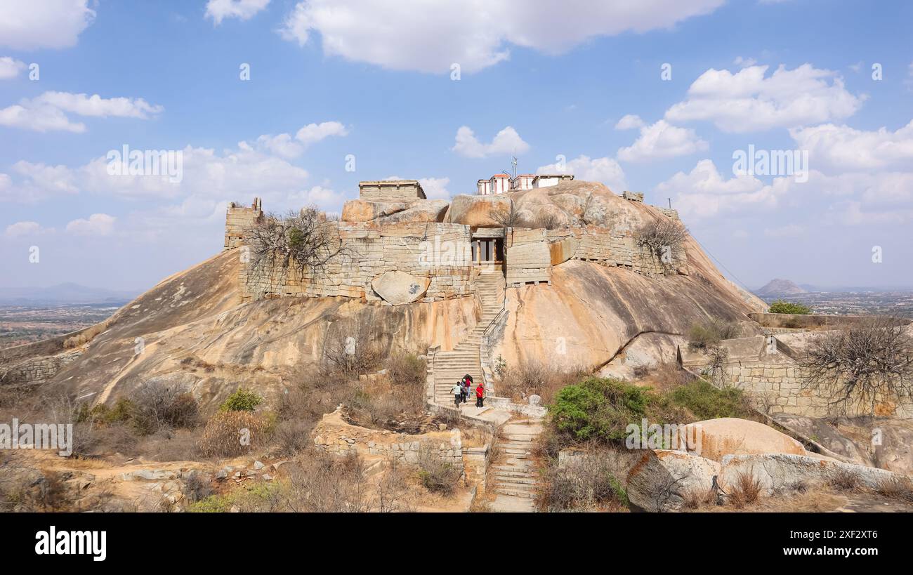 Main fort structure of Gudibande Fort, Chikkaballapur, Karnataka, India ...
