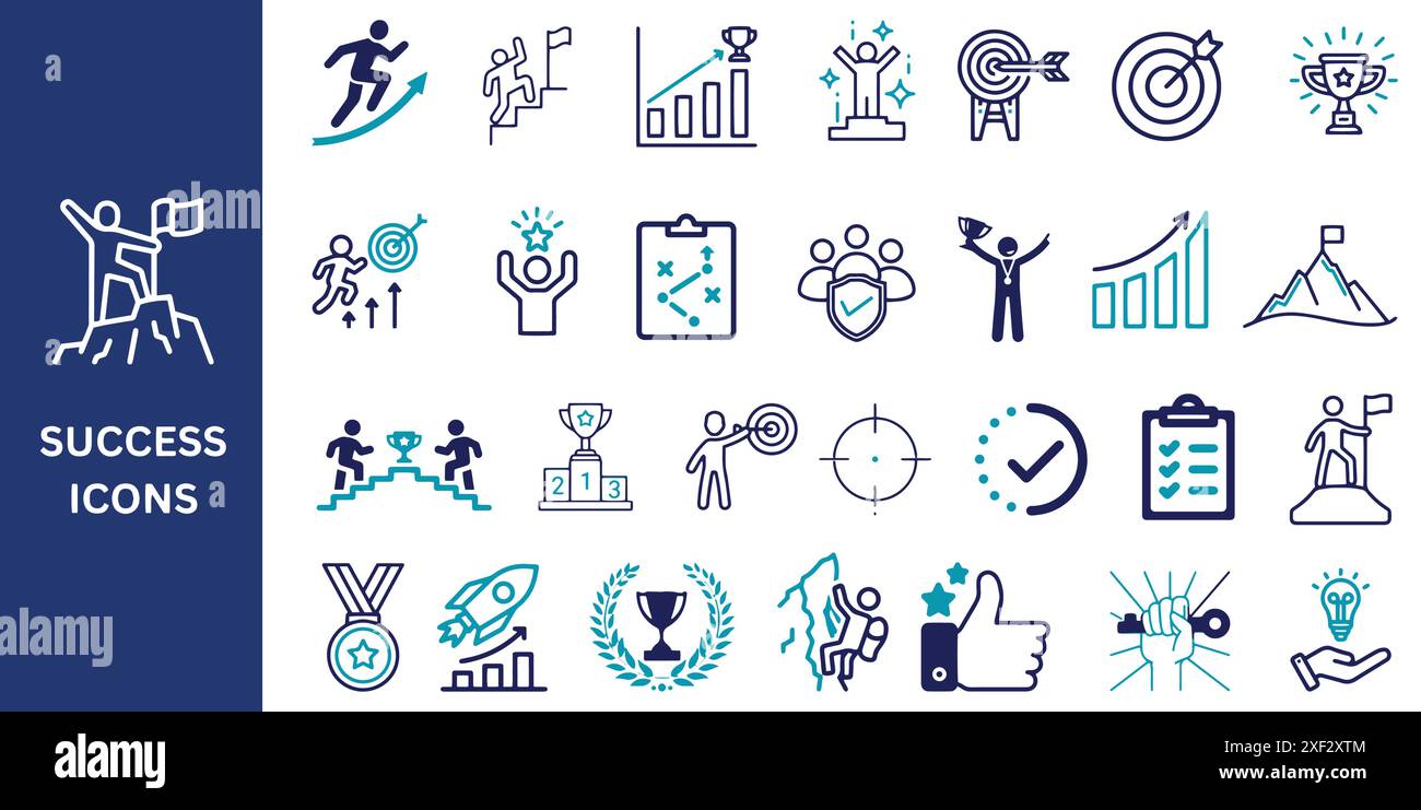 Achievement symbol Stock Vector Images - Alamy
