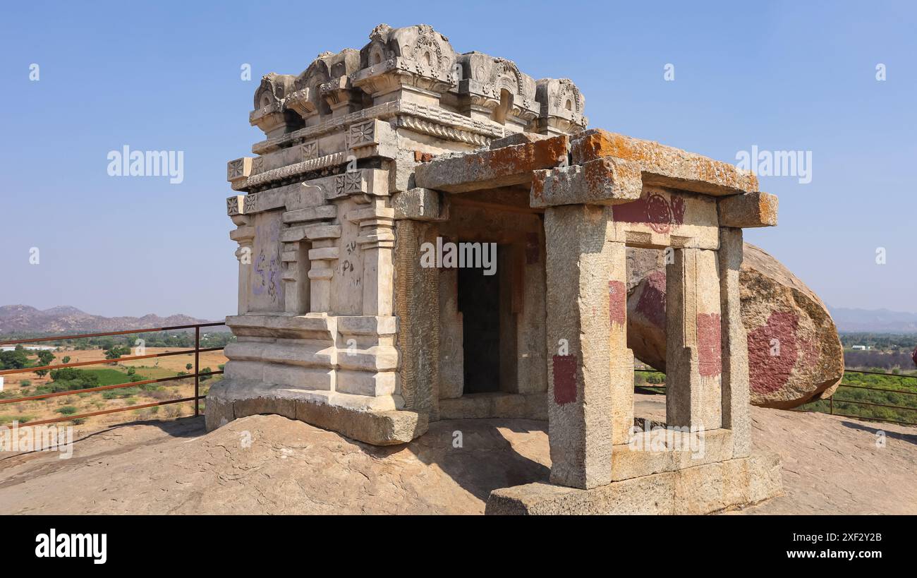 Small ruined temple near Sita Mata's footprint, Jatayu Theme Park ...