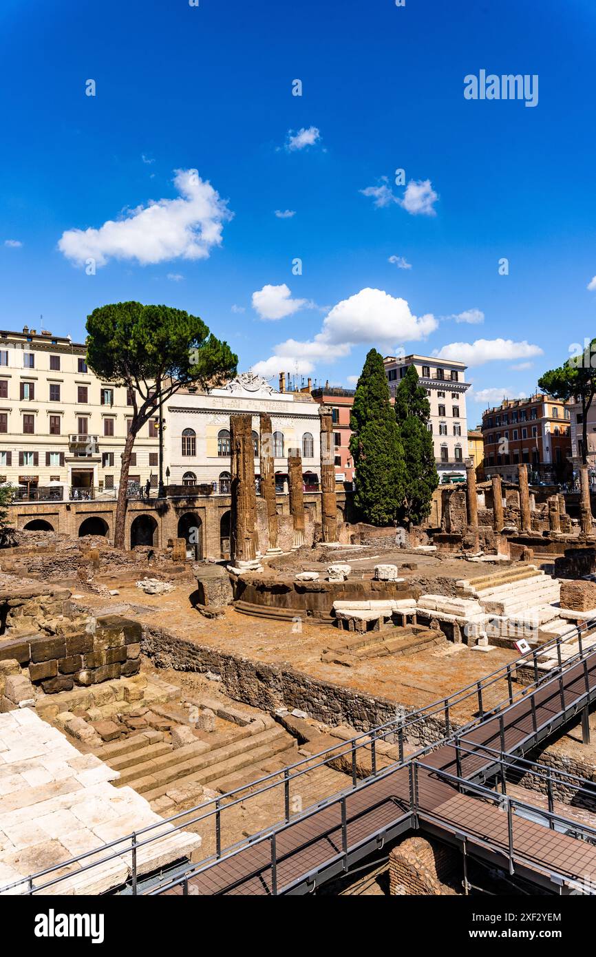 Largo di Torre Argentina built on an important archaeological area from ...