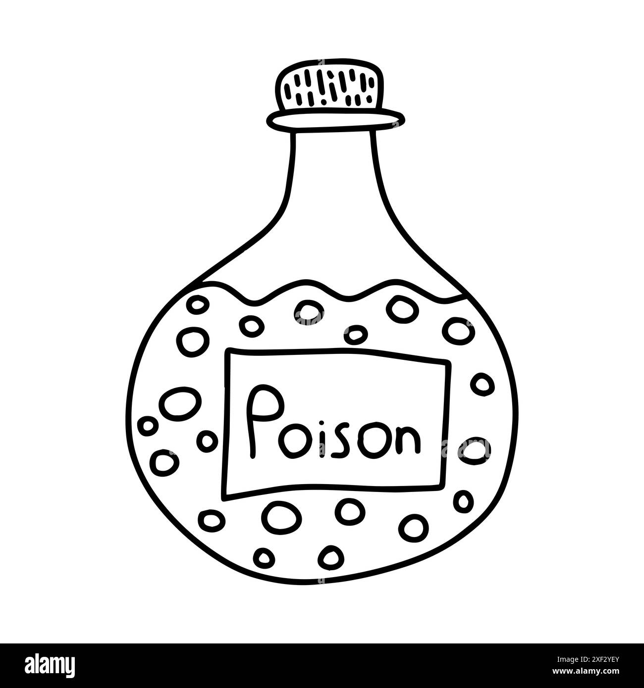 Magic elixir witchcraft icon Black and White Stock Photos & Images - Alamy