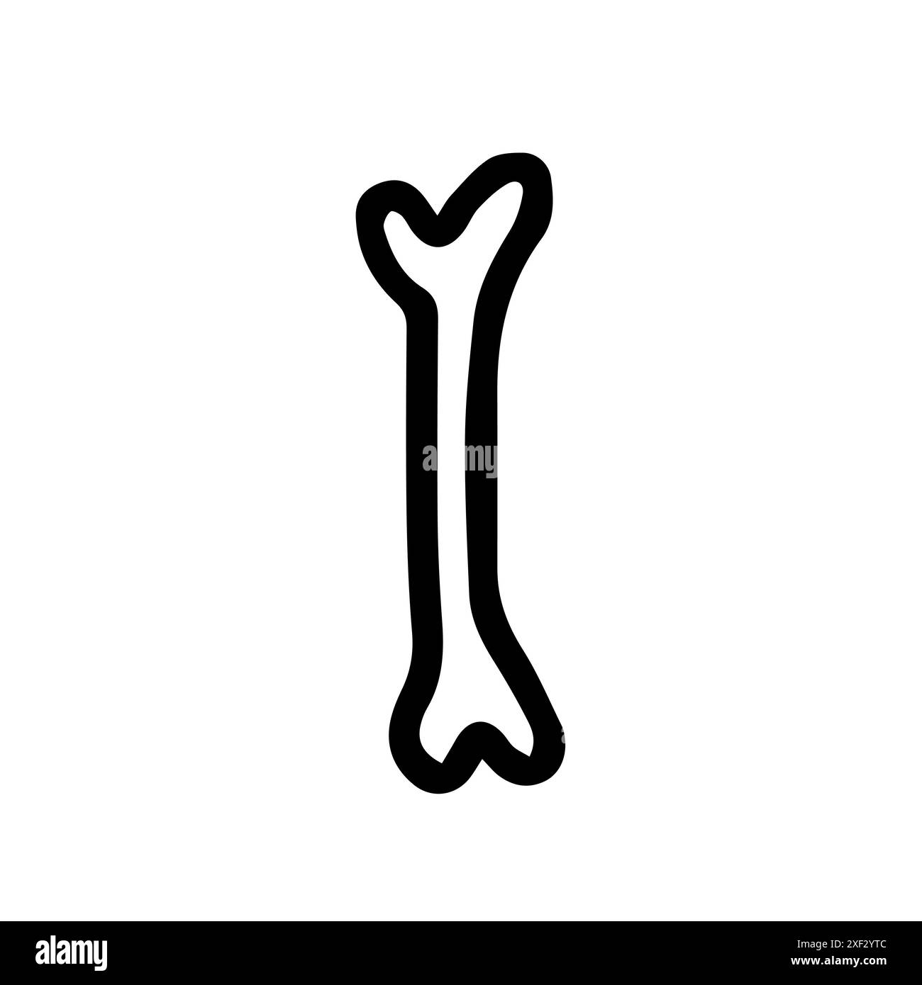 Hand drawn doodle bone Stock Vector Image & Art - Alamy