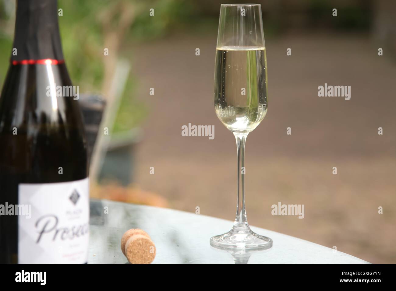 Prosecco glasses and outside hi-res stock photography and images - Alamy