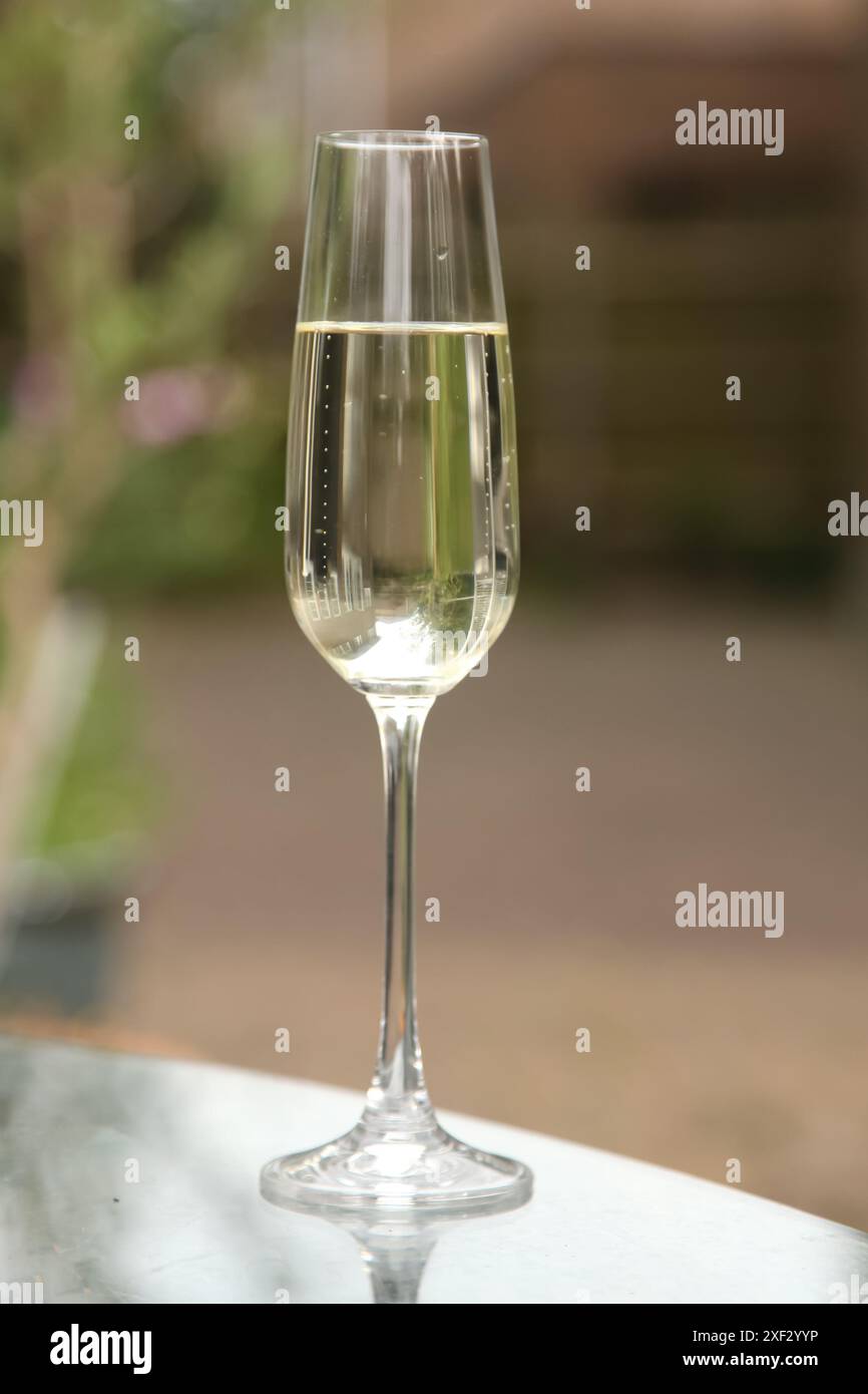 Prosecco glass outside hi-res stock photography and images - Alamy