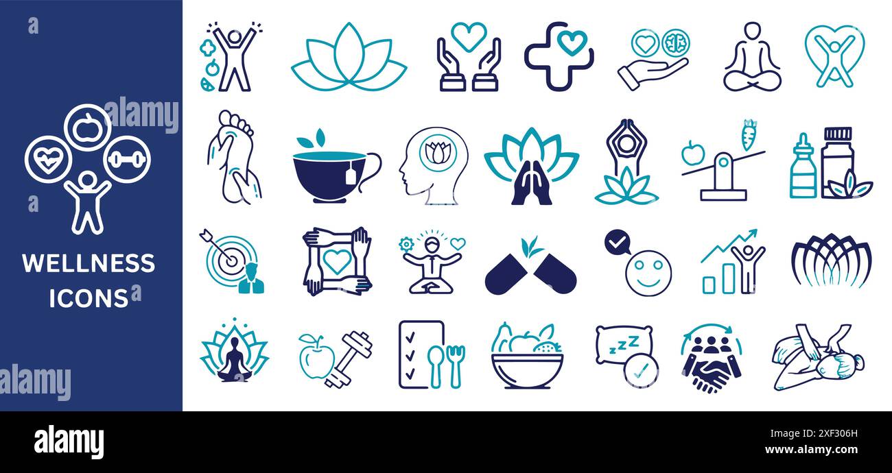 Health and wellbeing icon hi-res stock photography and images - Alamy