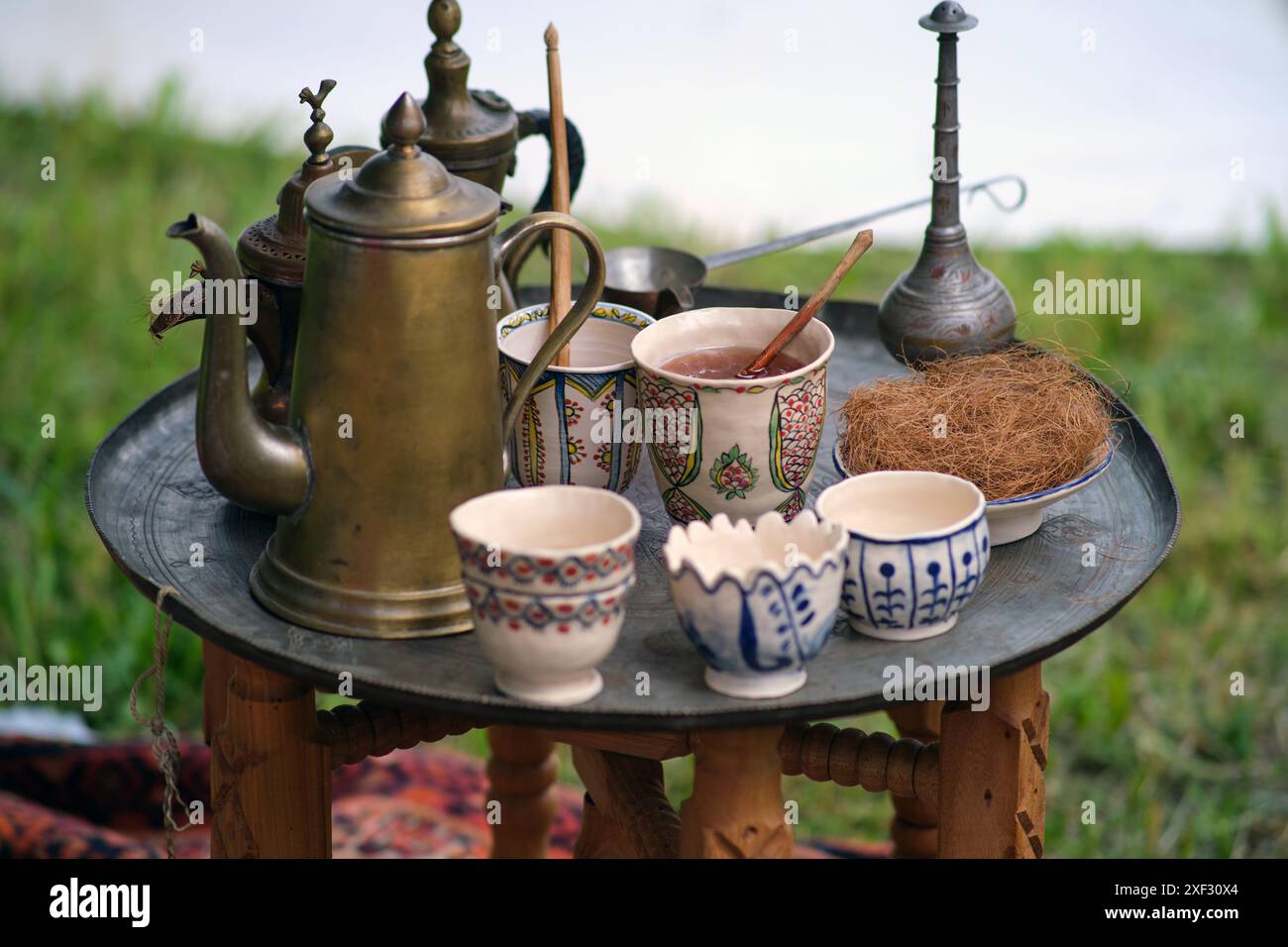 Arabic coffee ceremony hi-res stock photography and images - Alamy