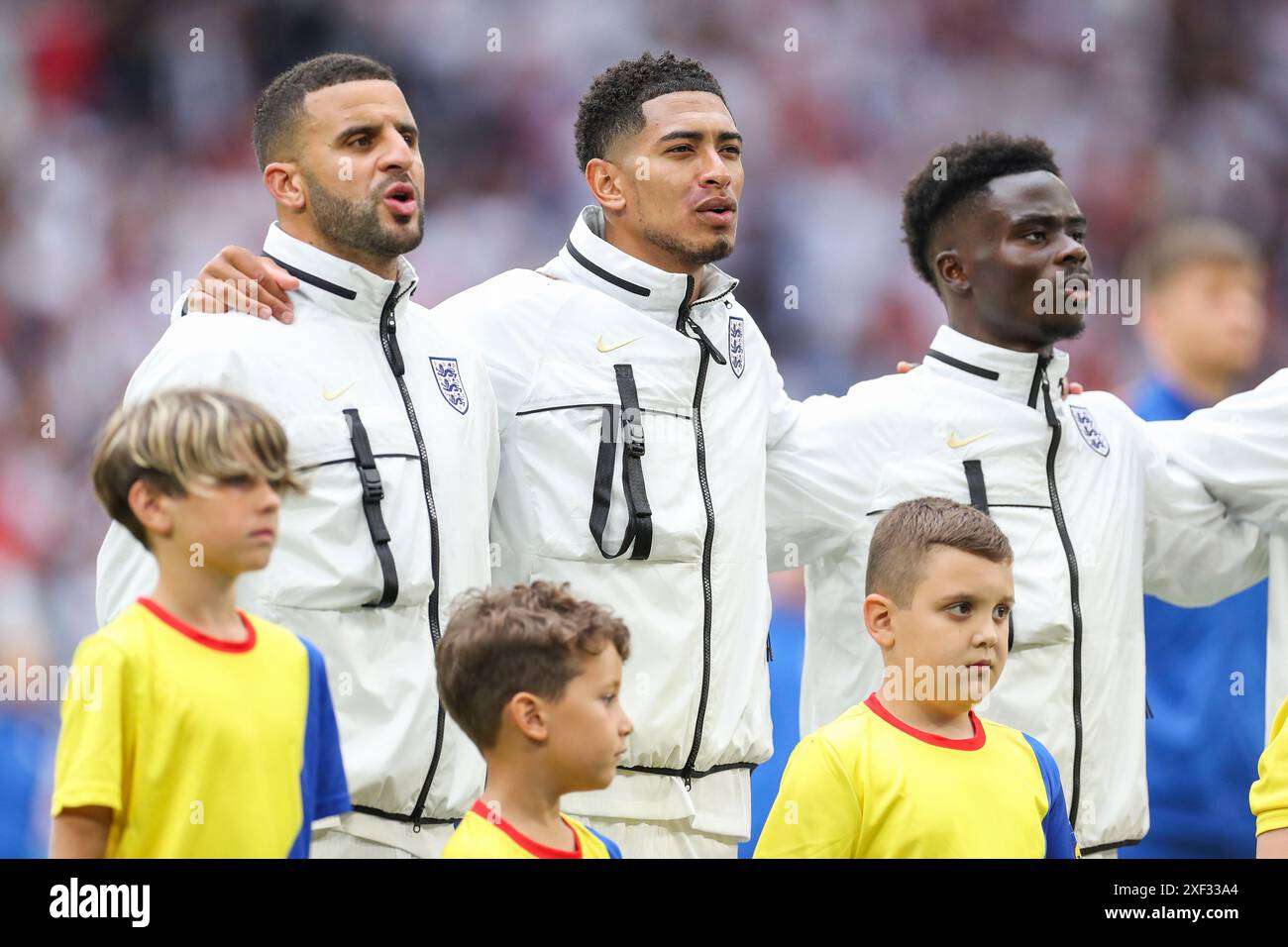 Gelsenkirchen, Germany. 30th June, 2024. England defender Kyle Walker ...