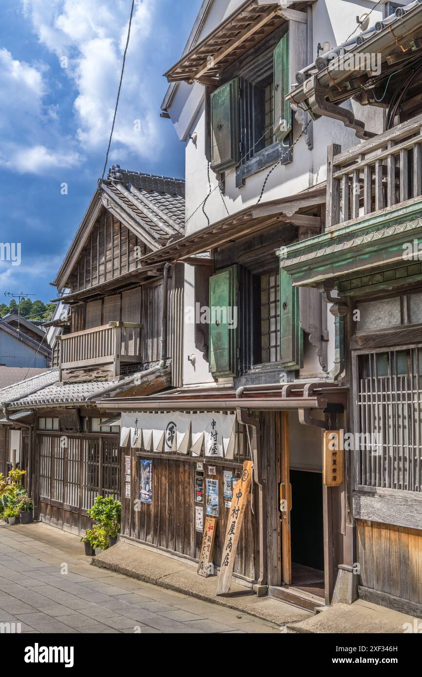 Katori, Chiba, Japan. August 26, 2023 : Early morning street view of ...