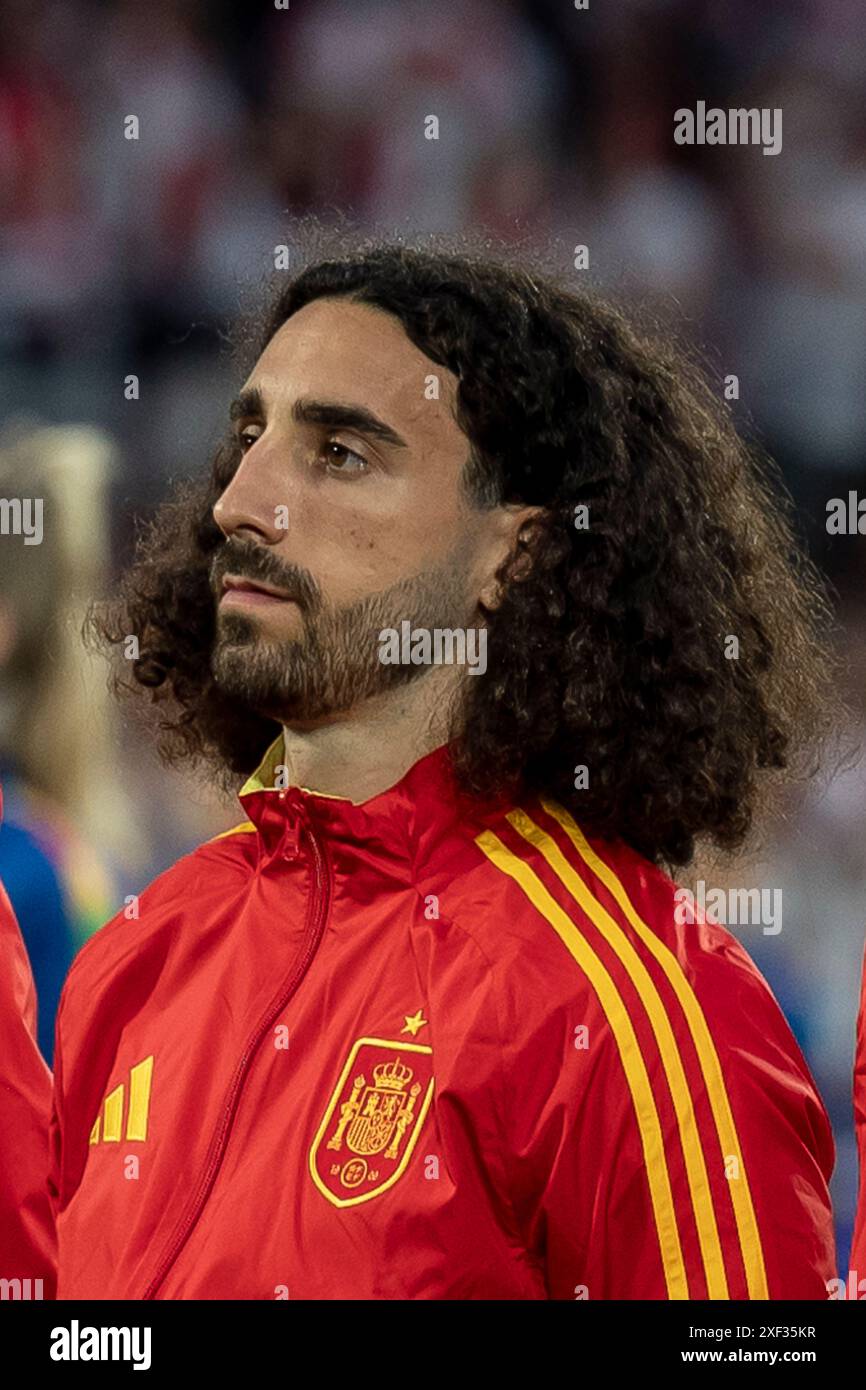 Marc Cucurella (Spain) during the UEFA Euro Germany 2024 match between ...