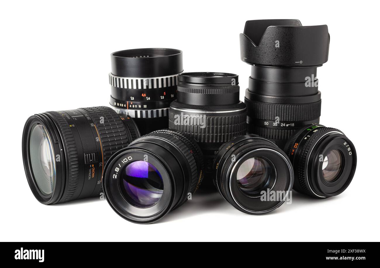 Manual focus lenses hi-res stock photography and images - Alamy