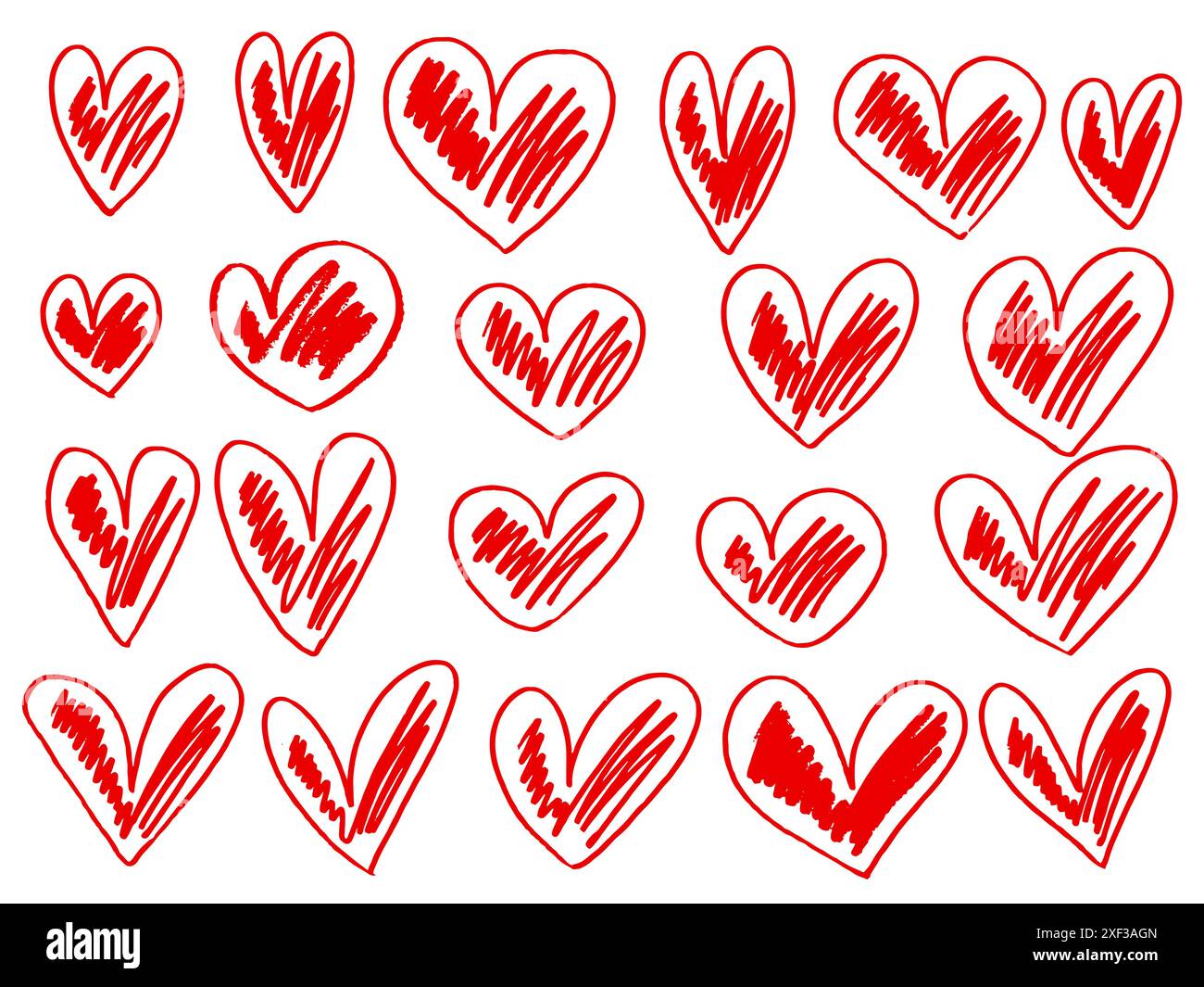 Drawing heart shape pencil Stock Vector Images - Alamy