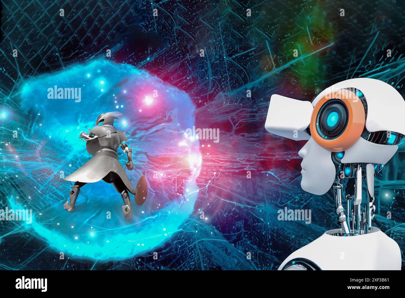 The virtual reality paradox of a robot playing the role of fantasy ...