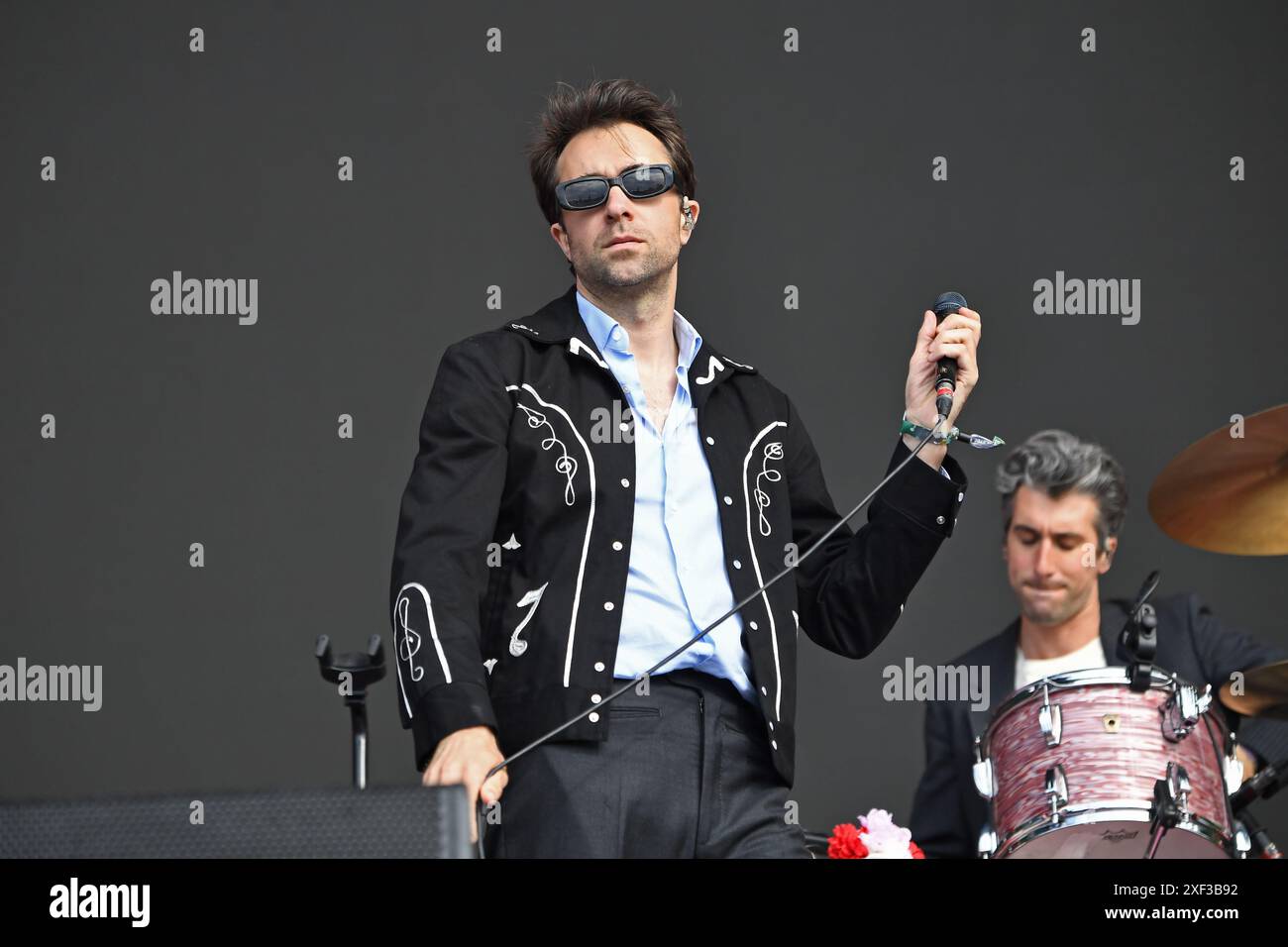 LONDON, ENGLAND - JUNE 30: Justin Hayward-Young and Yoann Intonti of ...