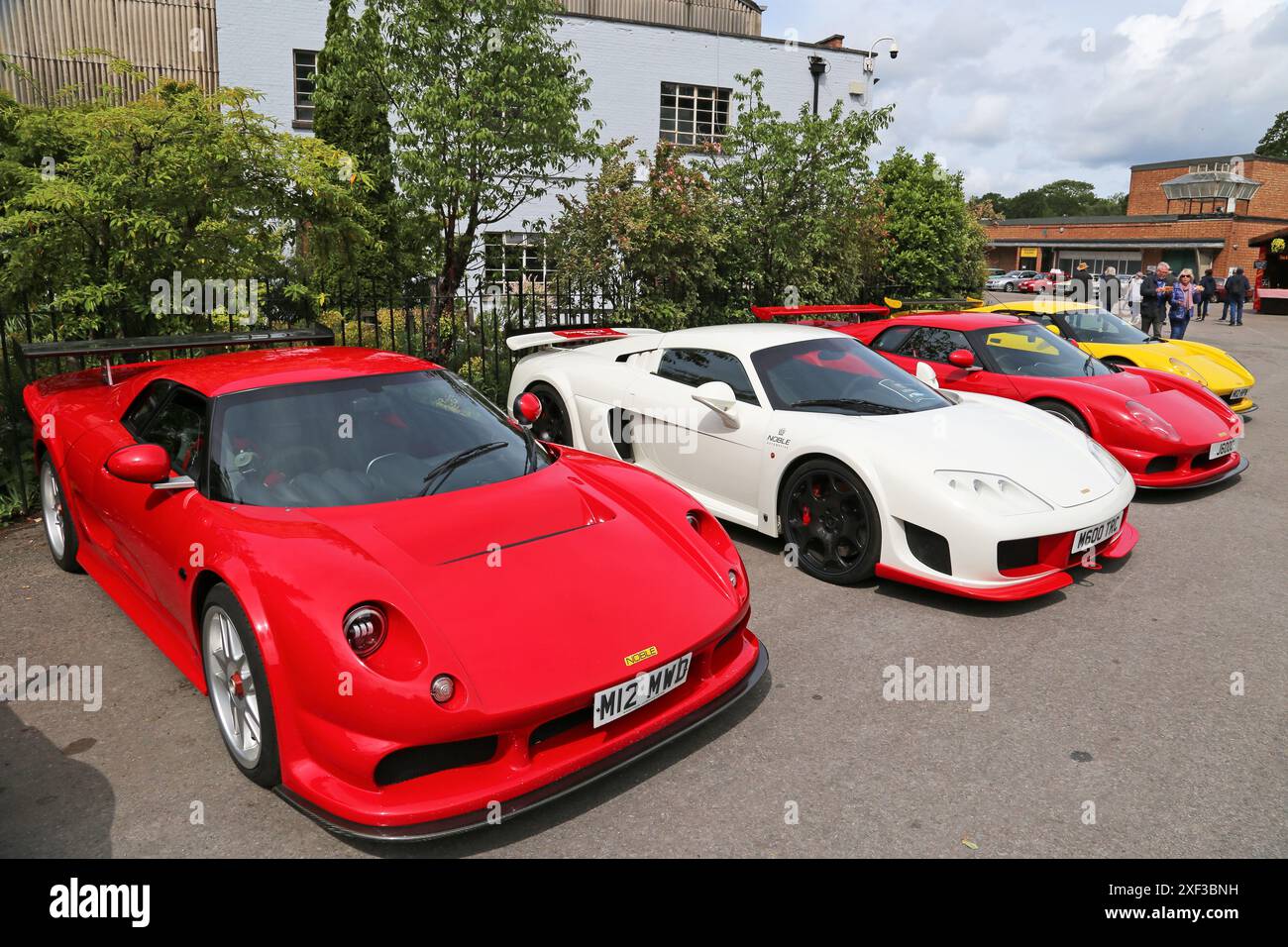 Noble M12 GTO-3 (2003), Noble M600 (2016) and two Noble M12 GTO-3s ...