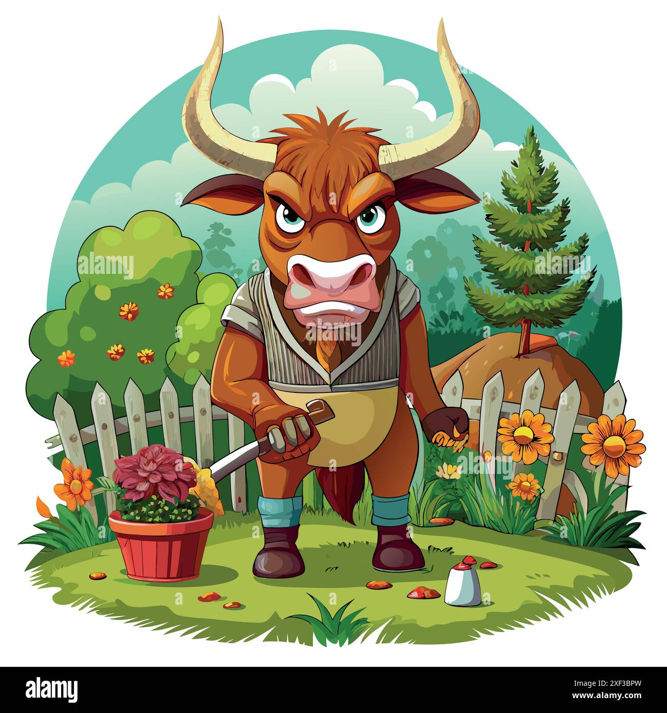 English longhorn cattle cow Cut Out Stock Images & Pictures - Alamy
