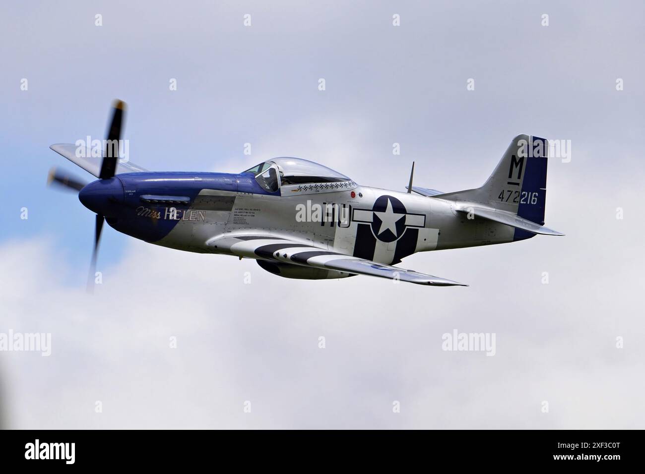 Mustang Miss Helen displays at the Shuttleworth Collection Festival of ...