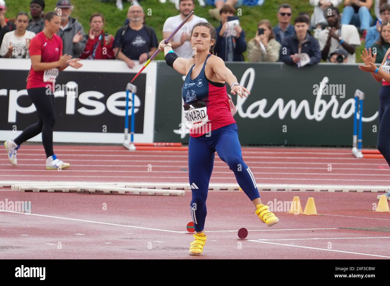 Alizée Minard, Women's Javelin Throw during the French Athletics ...