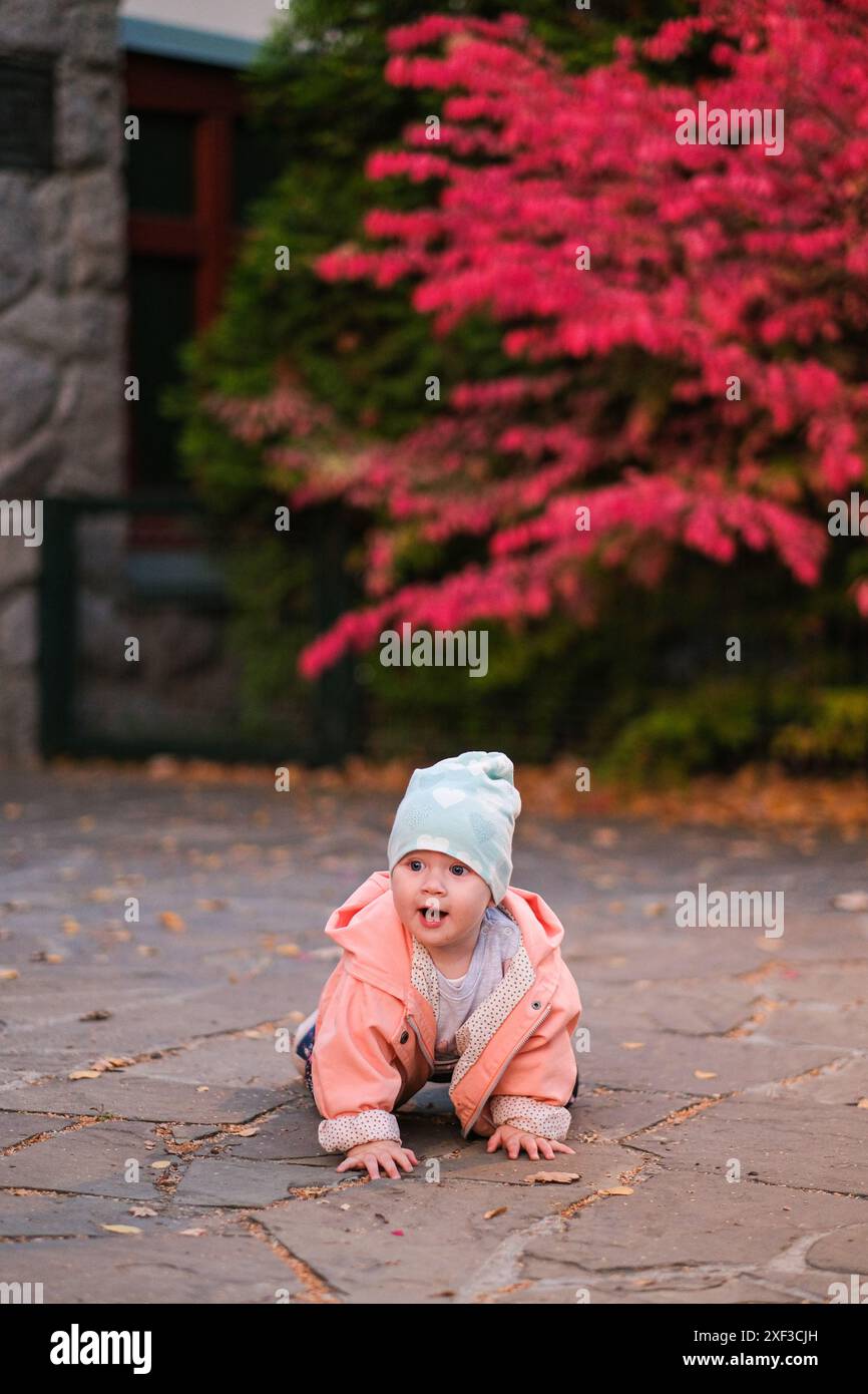 Little baby at the park Stock Photo - Alamy