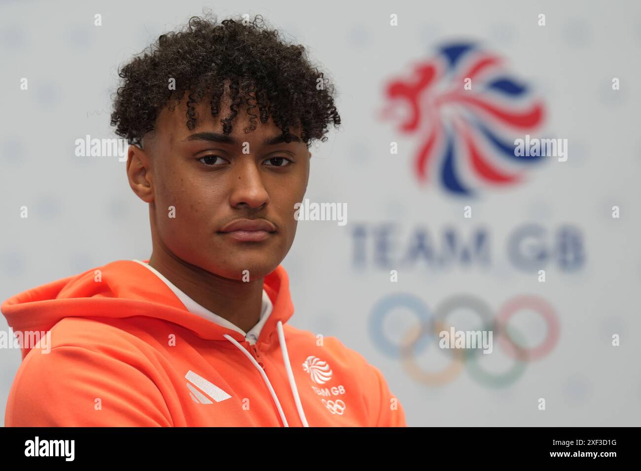 Team GB's Caden Cunningham during a Team GB kitting out session for the ...