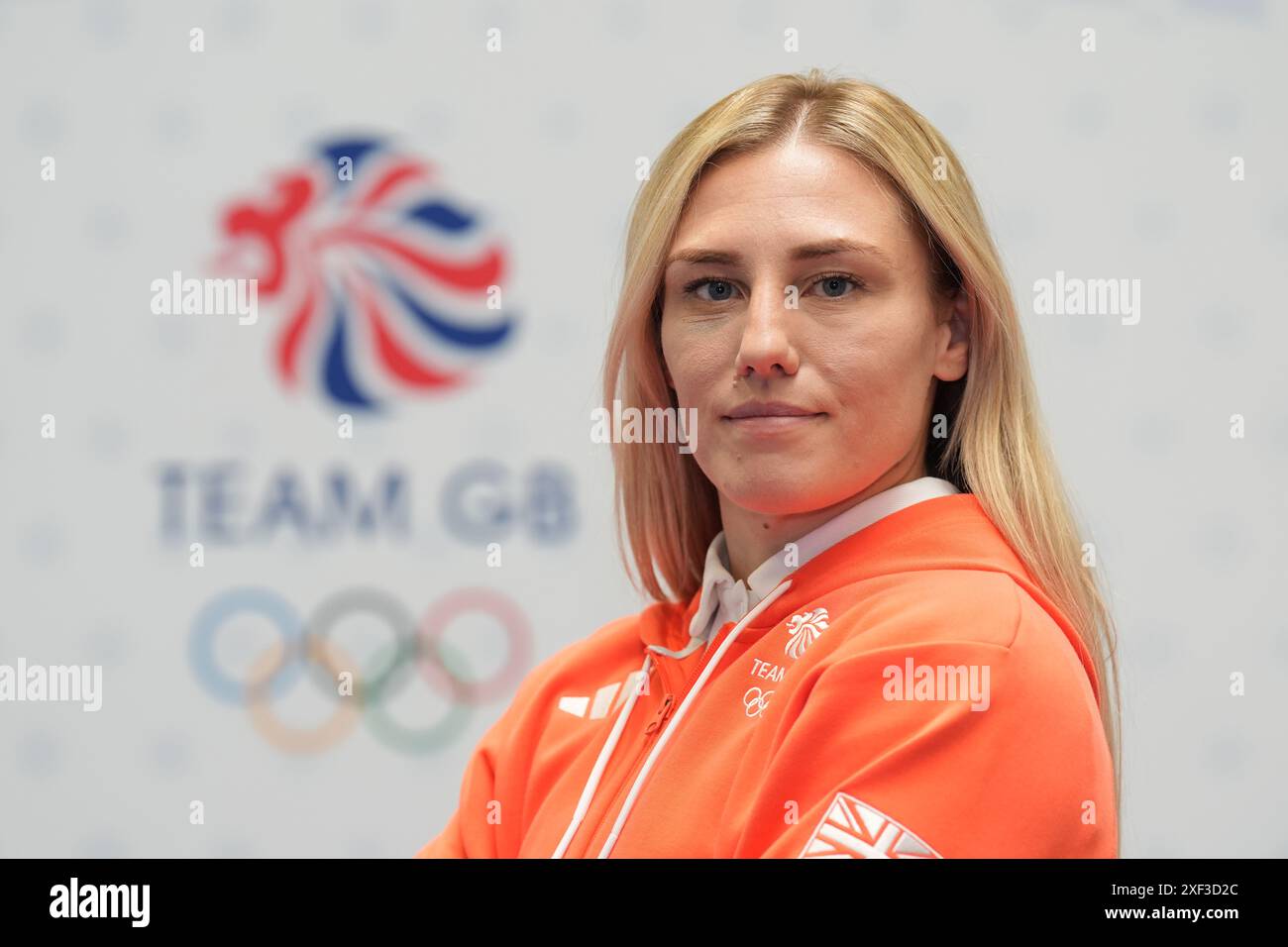 Team GB's Emma Reid during a Team GB kitting out session for the Paris ...