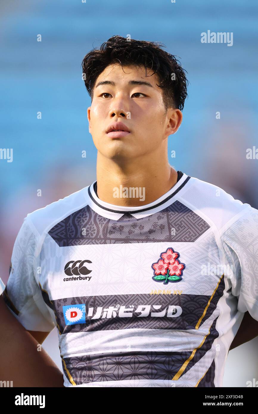Tokyo, Japan. 29th June, 2024. Yoshitaka Yazaki (JPN) Rugby : Lipovitan D Challenge Cup 2024 ...