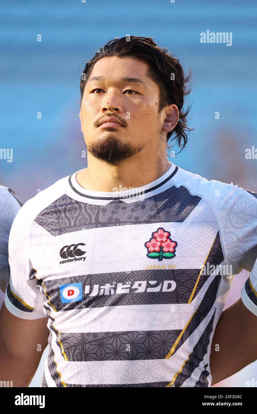 Tokyo, Japan. 29th June, 2024. Takato Okabe (JPN) Rugby : Lipovitan D Challenge Cup 2024 match ...