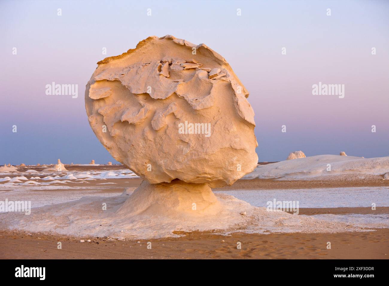 Eroded limestone figures in desert, Egypt Stock Photo - Alamy