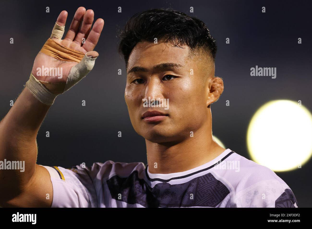 Tokyo, Japan. 29th June, 2024. Tomoki Osada (JPN) Rugby : Lipovitan D Challenge Cup 2024 match ...