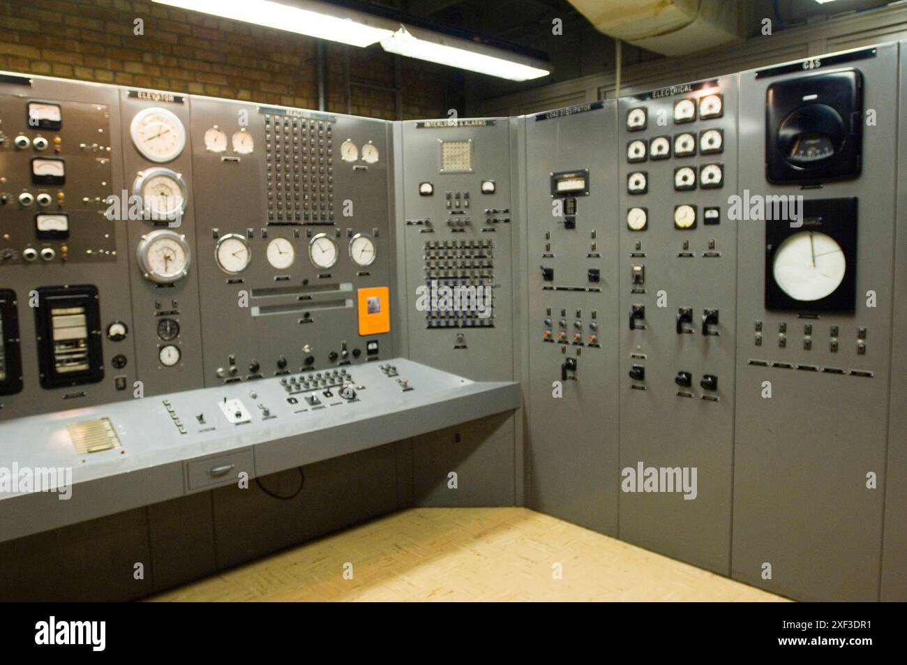 Control Room of EBR-1 Building (Experimental Breeder Reactor 1) the ...