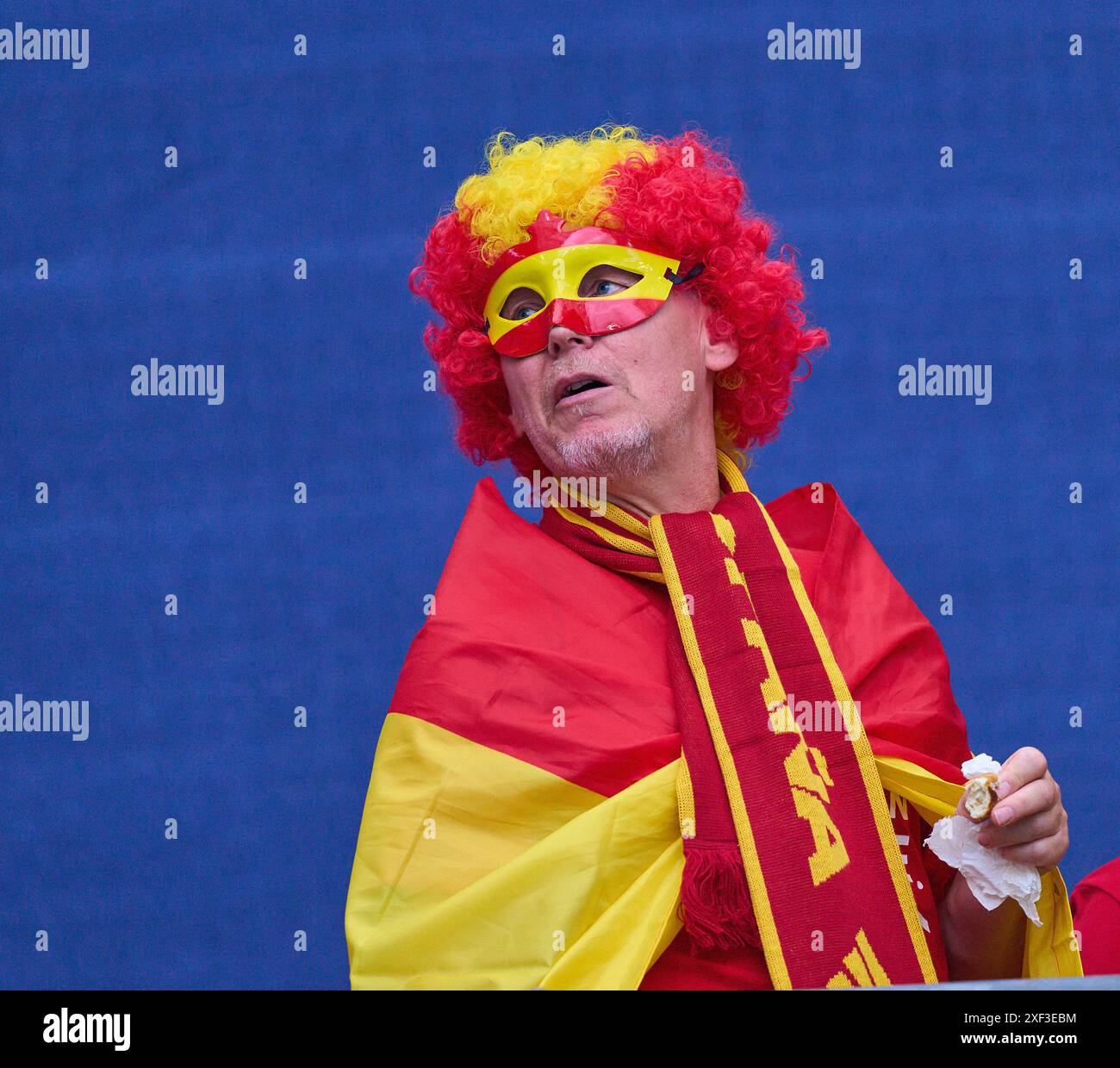 ESP fans in the best of 16 match SPAIN - GEORGIA 4-1 of the UEFA European Championships 2024 on ...