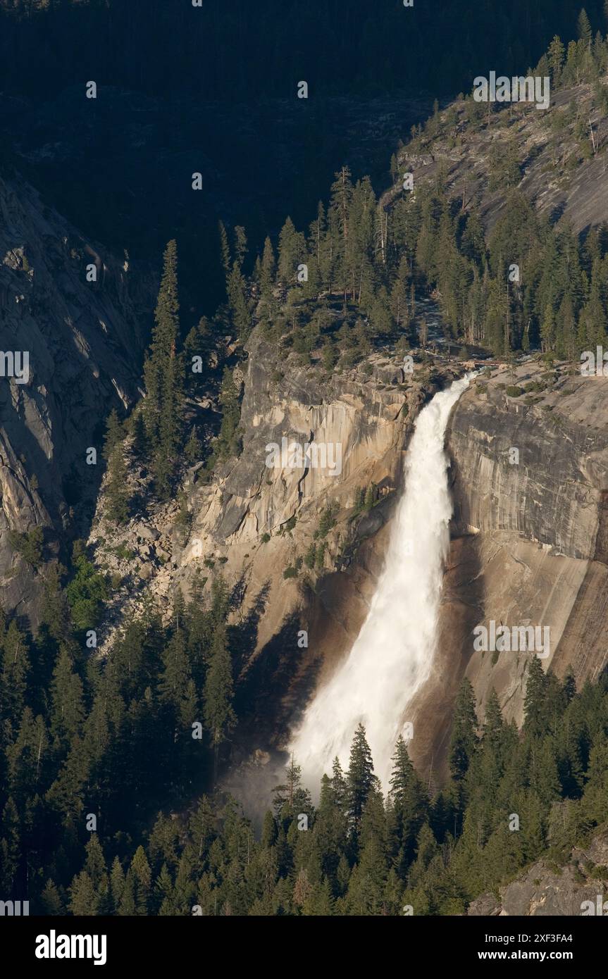 Nevada Fall, from Glacier Point. Yosemite National Park, California ...