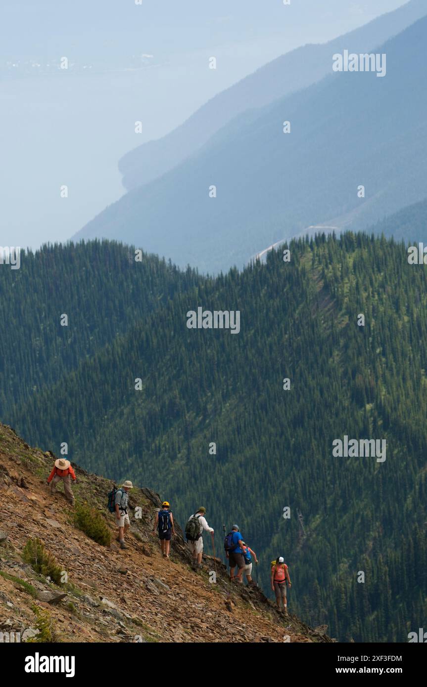 Hiking at Valhalla Mountain Touring Lodge. new Denver. British Columbia ...