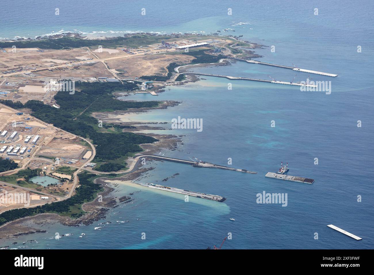 A new Japanese Self-Defense Forces base on Mageshima Island is under ...