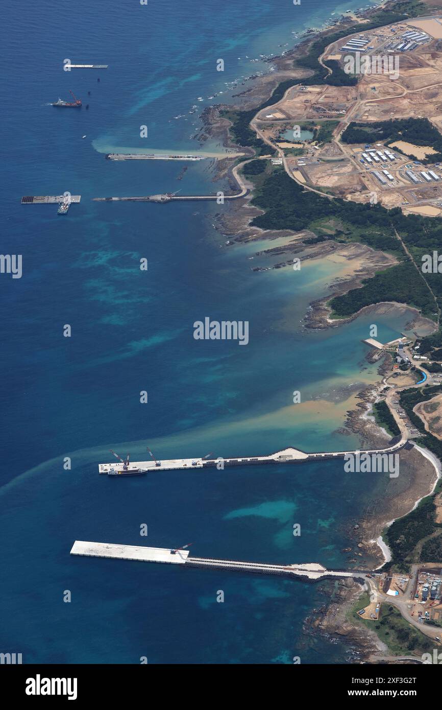 A new Japanese Self-Defense Forces base on Mageshima Island is under ...