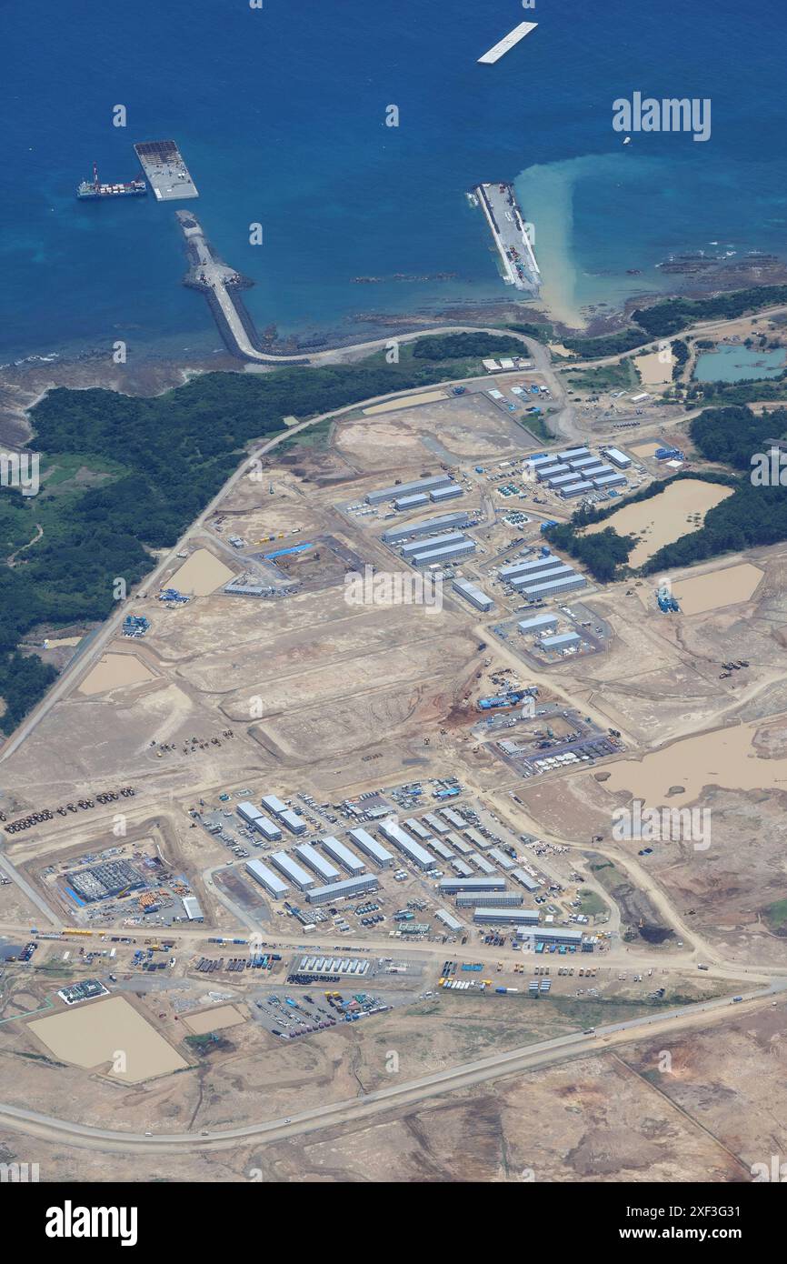 A new Japanese Self-Defense Forces base on Mageshima Island is under ...