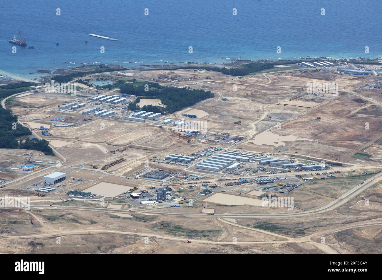 A new Japanese Self-Defense Forces base on Mageshima Island is under ...